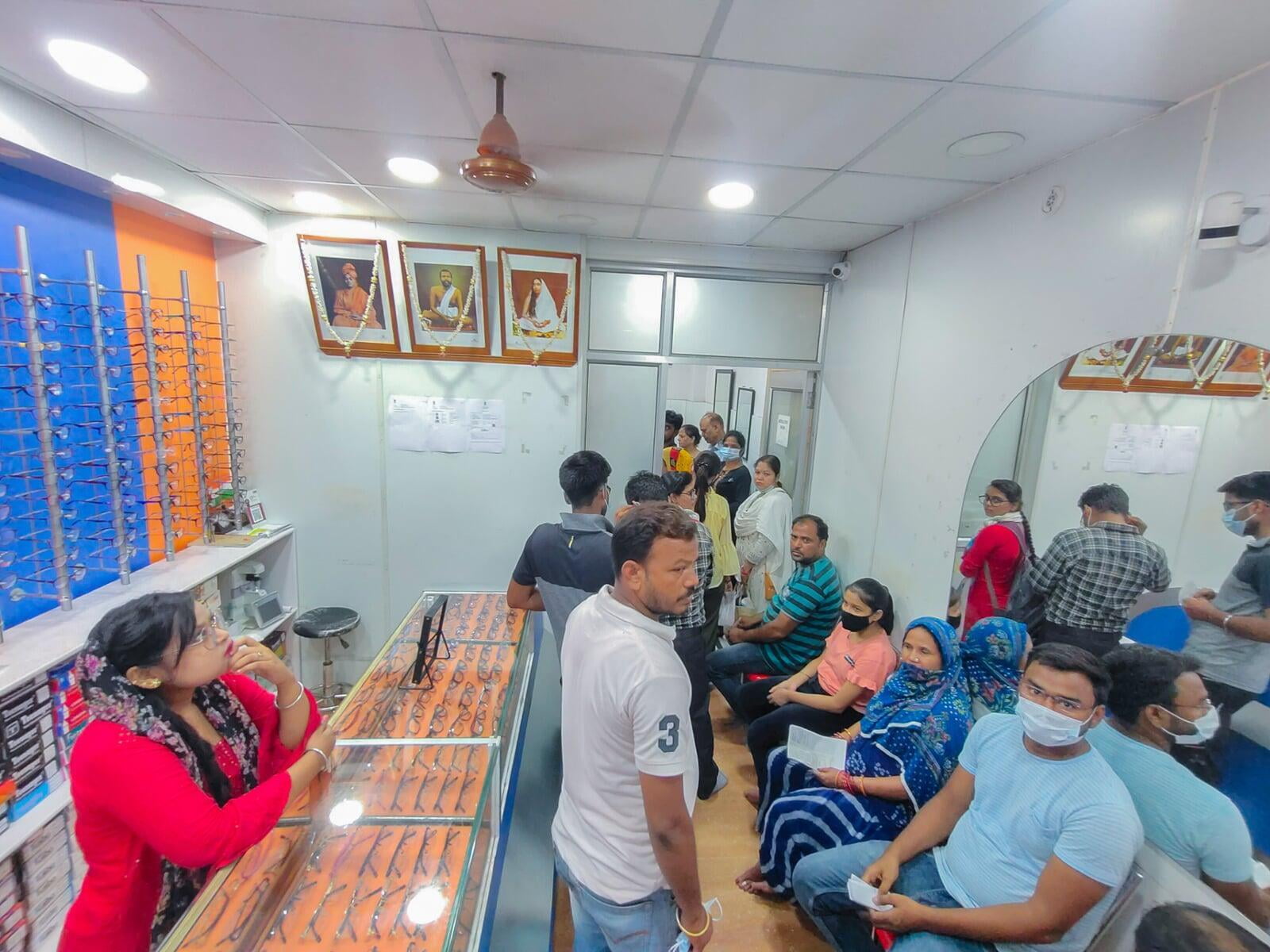 The hospital at Ramakrishna Mission Varanasi